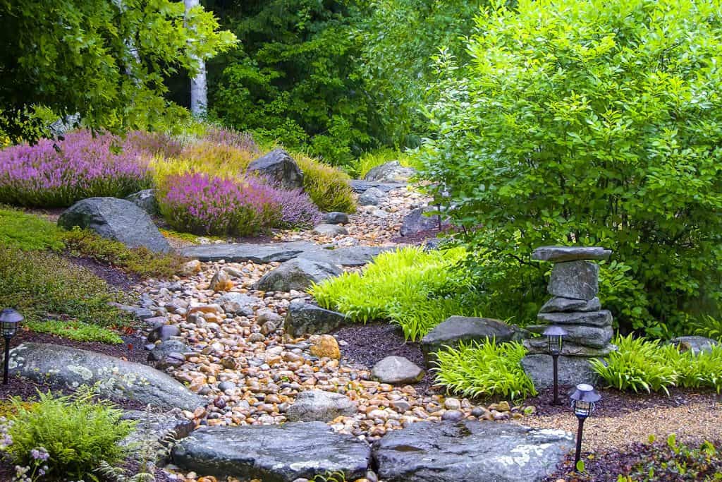 Drainage and Dry Stream Beds - Belknap Landscape