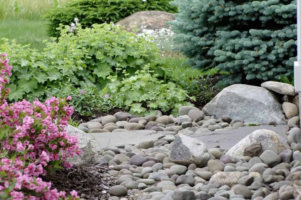 Drainage and Dry Stream Beds - Belknap Landscape